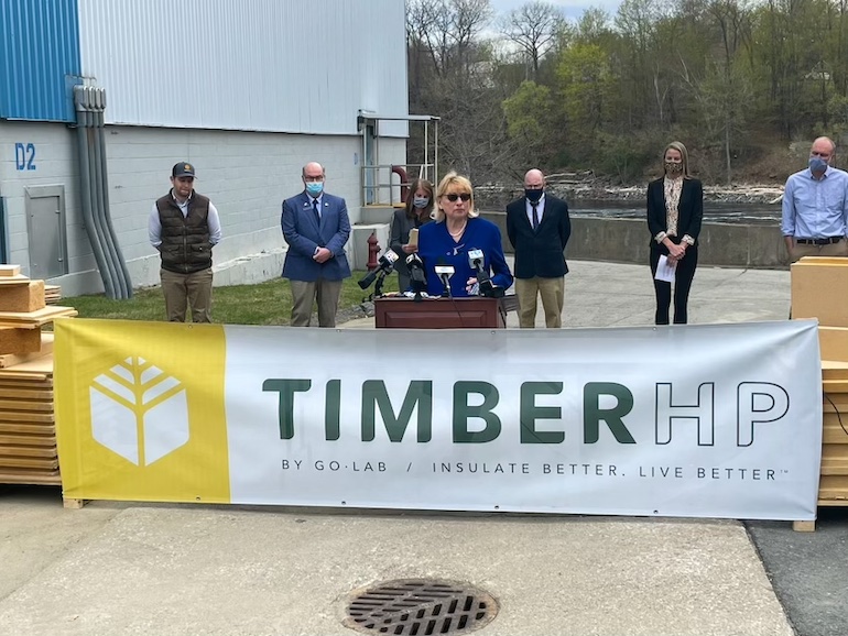 Maine Governor Janet Mills Visits GO Lab Madison - TimberHP